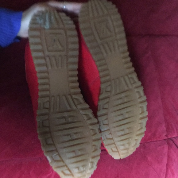 Supreme | Shoes | Rare Louis Vuitton X Supreme Red Leather Runners ...